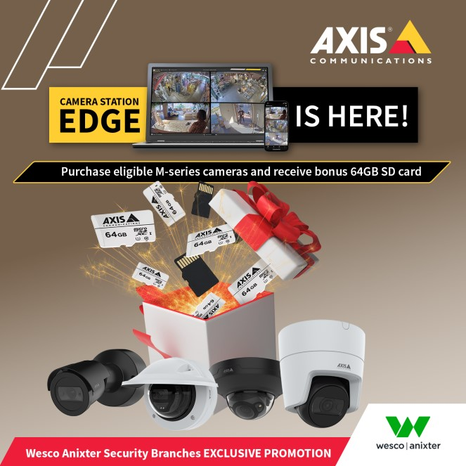 WESCO | AXIS Camera Station Edge: Your video, secured in the cloud, accessible anywhere